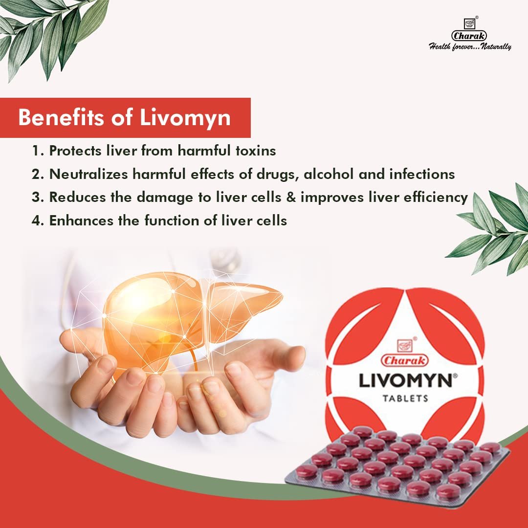 Buy Charak Pharma Livomyn Tablet For Liver- Nirogya Ayurveda